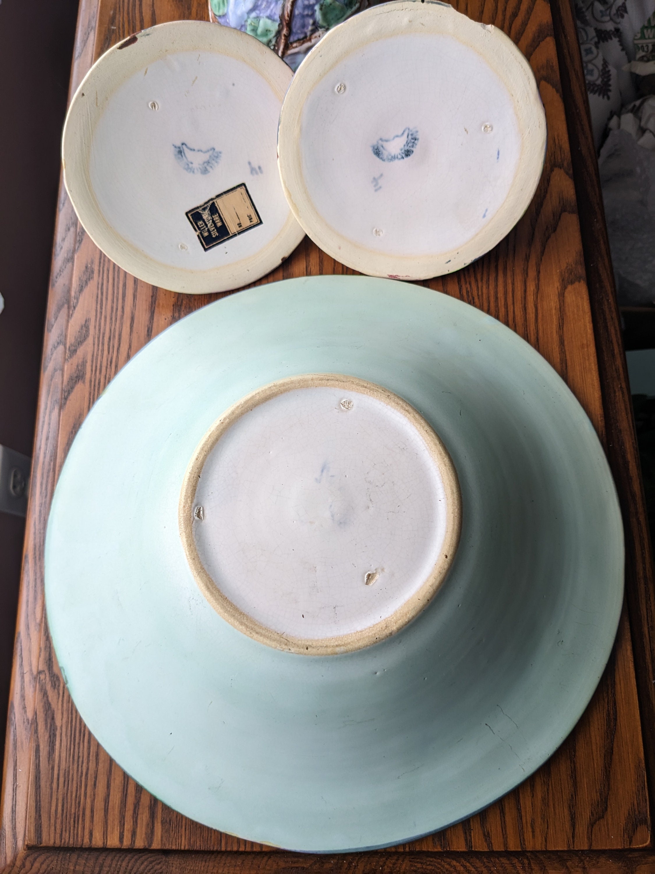 1920s Console Set Weller Ware Pottery Silvertone Floral - Etsy Norway