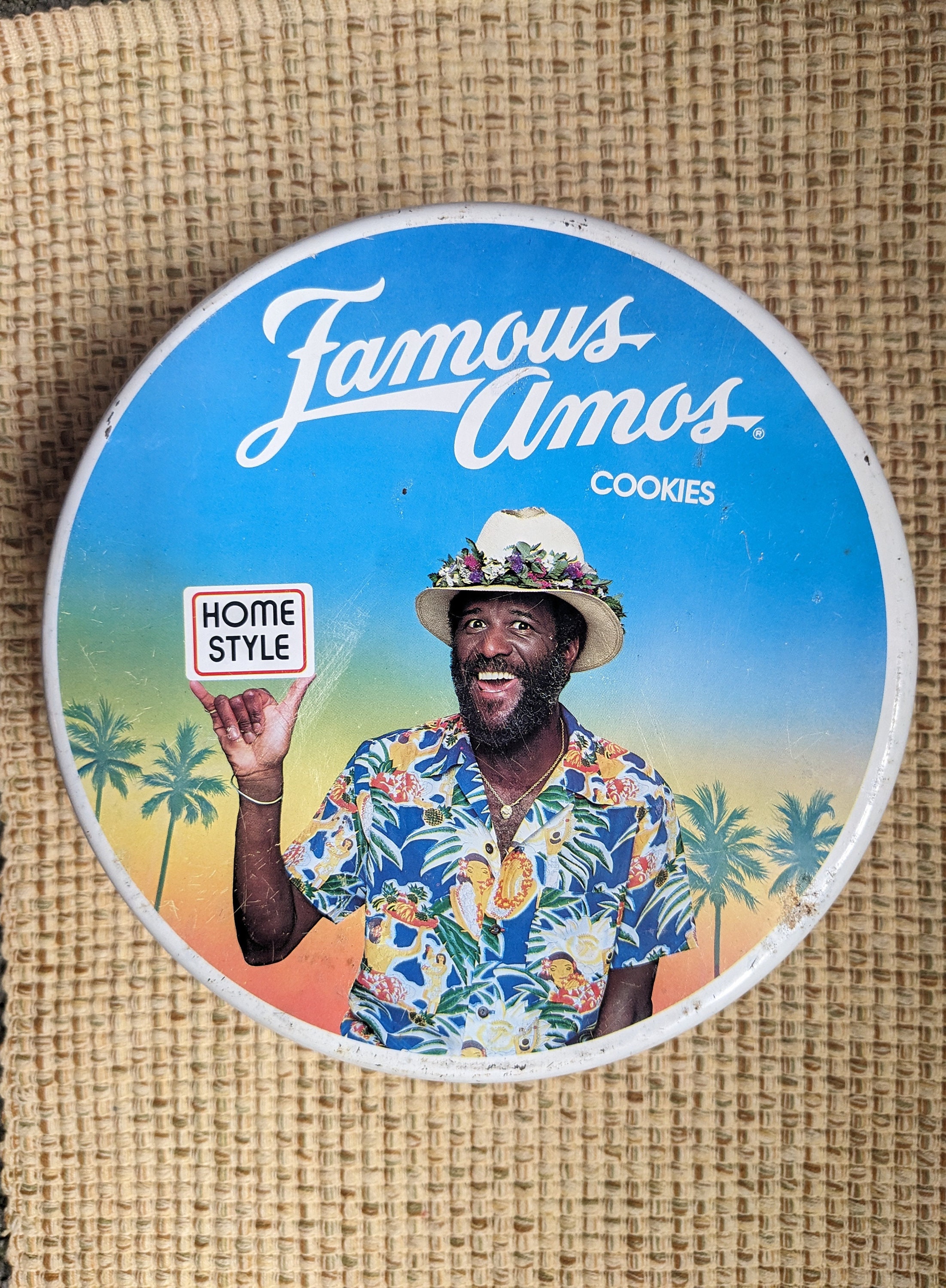 Vintage Famous Amos Cookie Tin Advertising Memorbilla FREE SHIPPING - Etsy