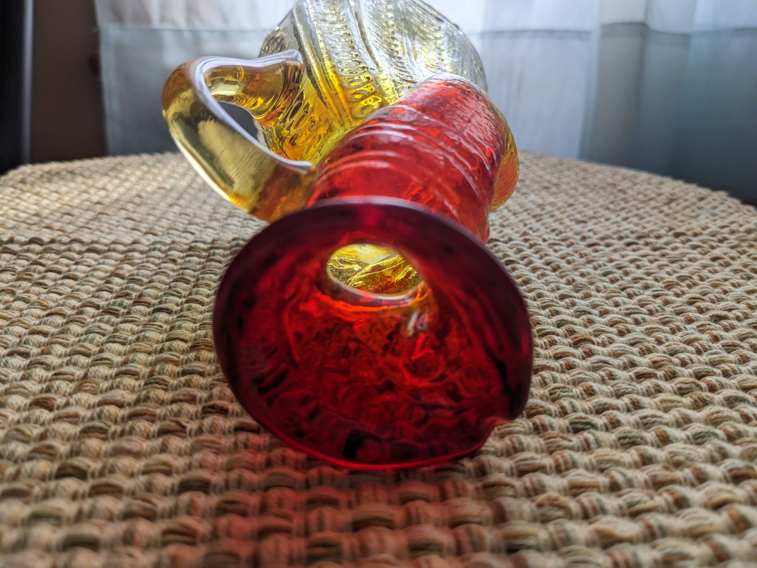 Vintage Amberina Colonial Woman Syrup Jug W/free Shipping - Etsy