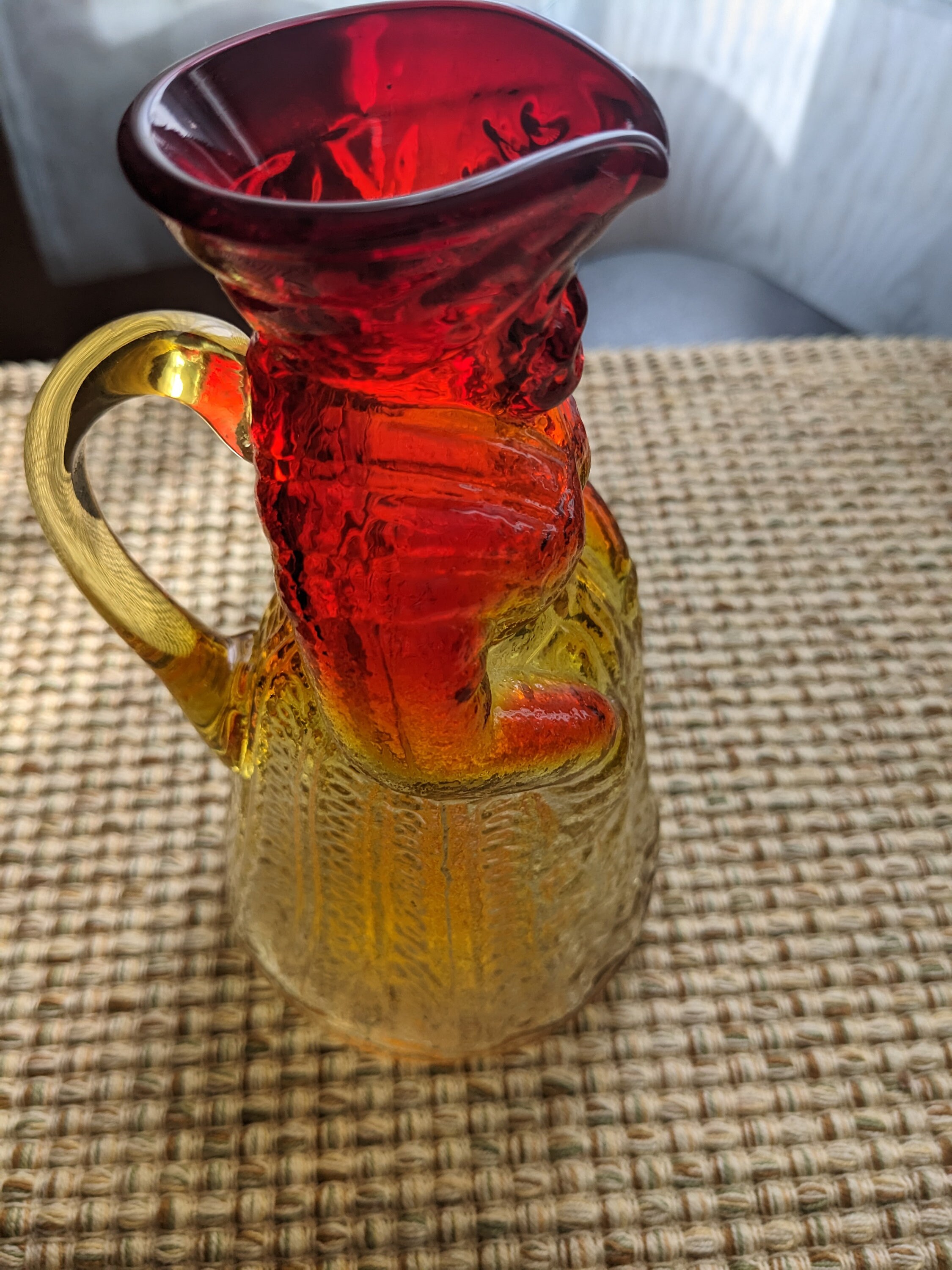 Vintage Amberina Colonial Woman Syrup Jug W/free Shipping - Etsy