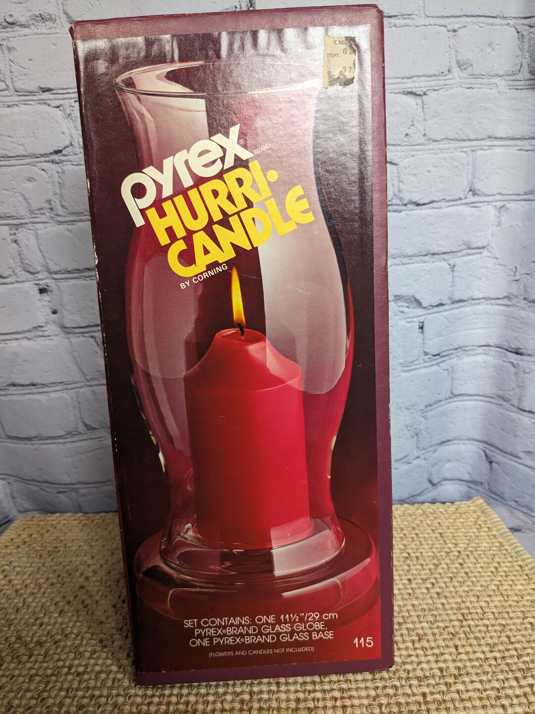 Pyrex Corning Hurri-candle in Original Box. FREE Shipping! - Etsy