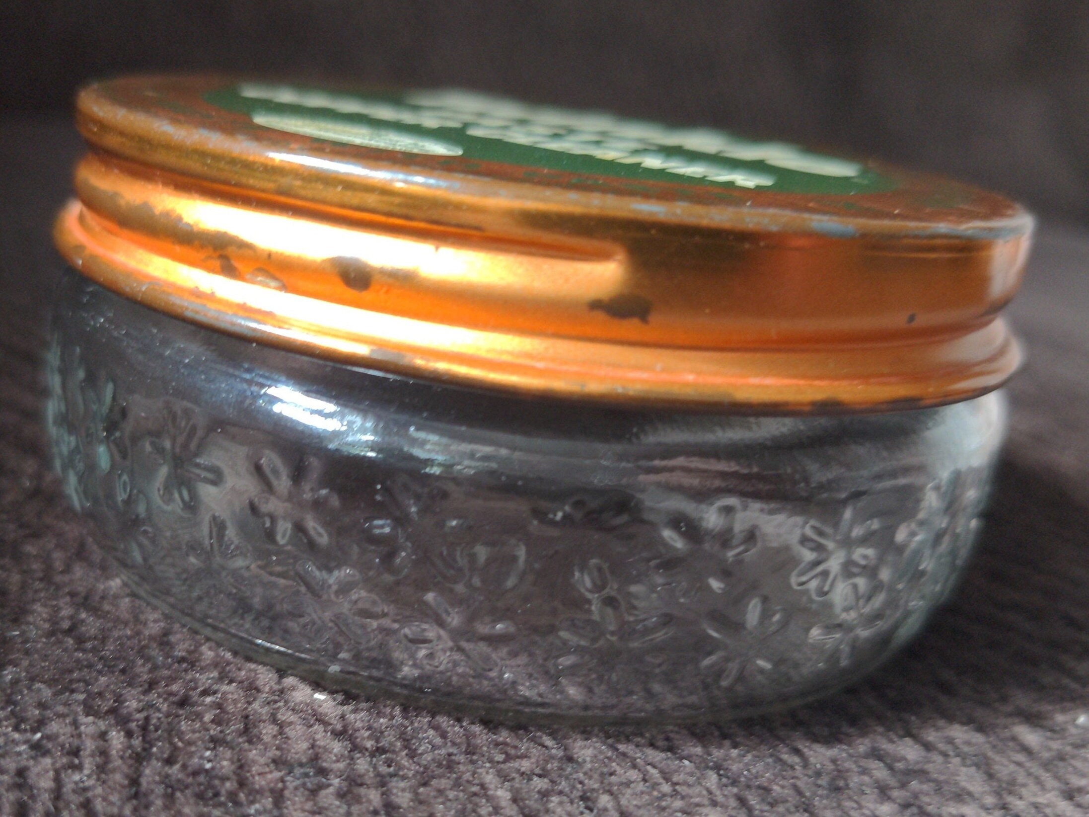 Vintage Twinkle Paste Copper Cleaner Vintage Glass Jar. Advertising ...