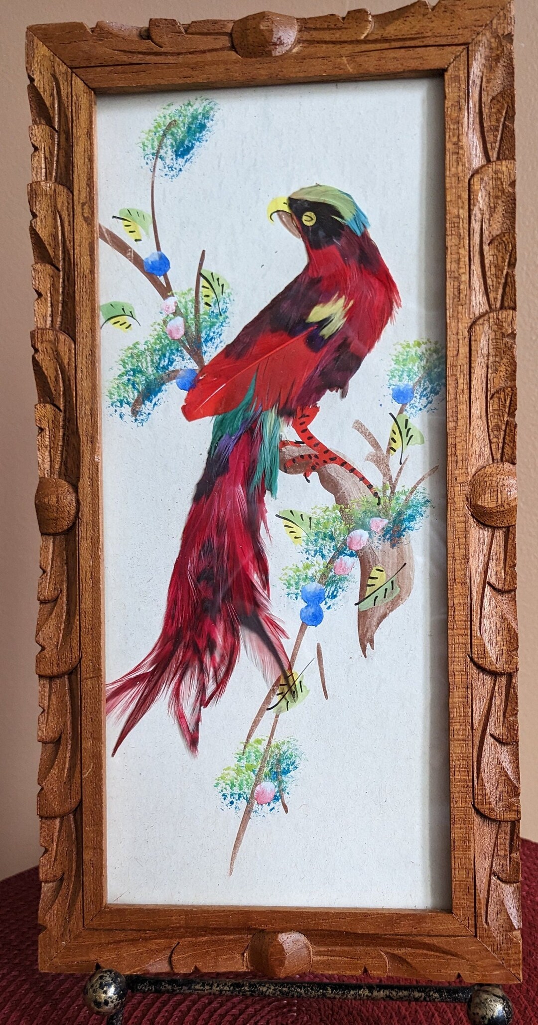 Mexican Feather Art Parrot - Etsy