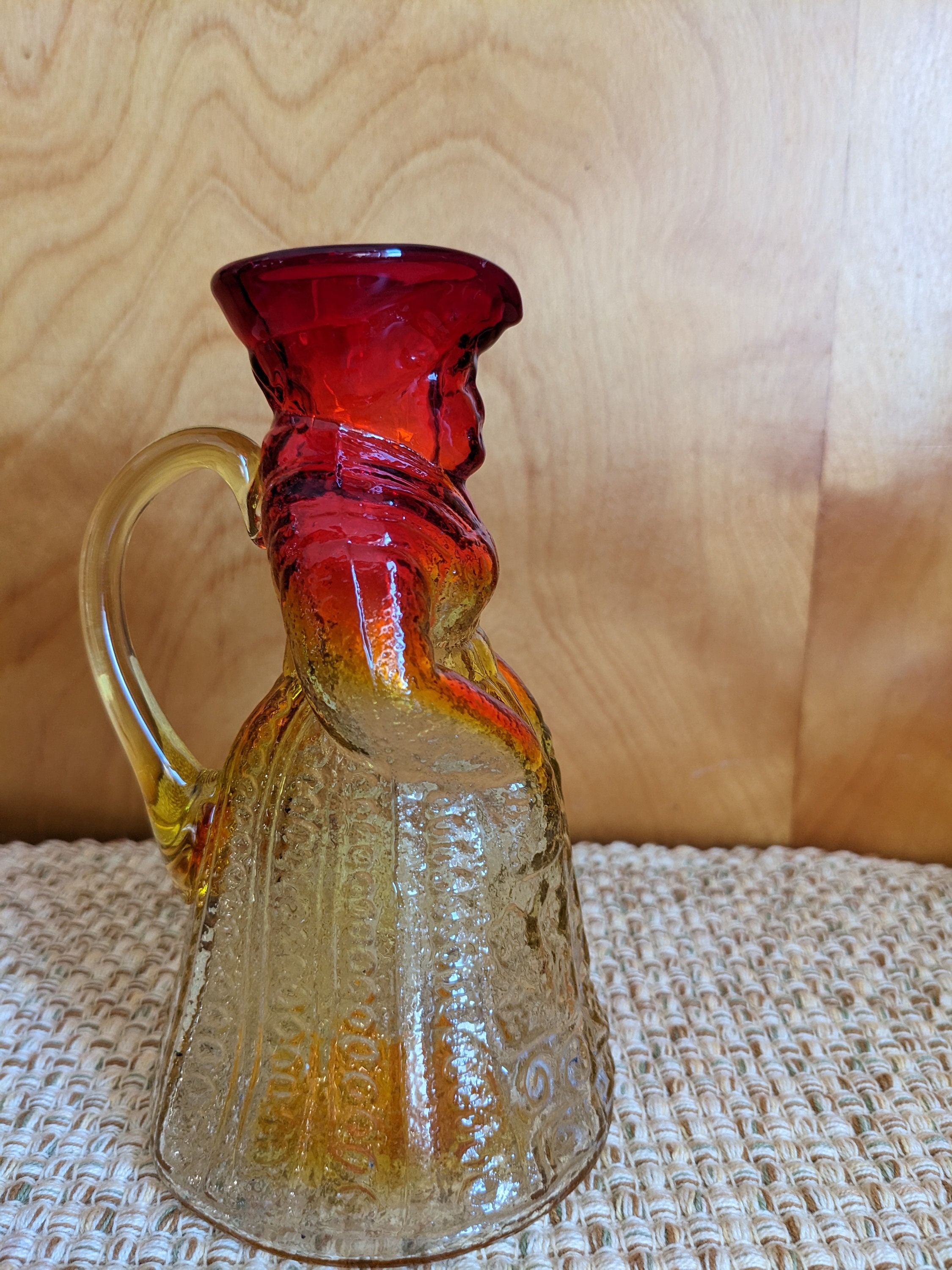 Vintage Amberina Colonial Woman Syrup Jug W/free Shipping - Etsy