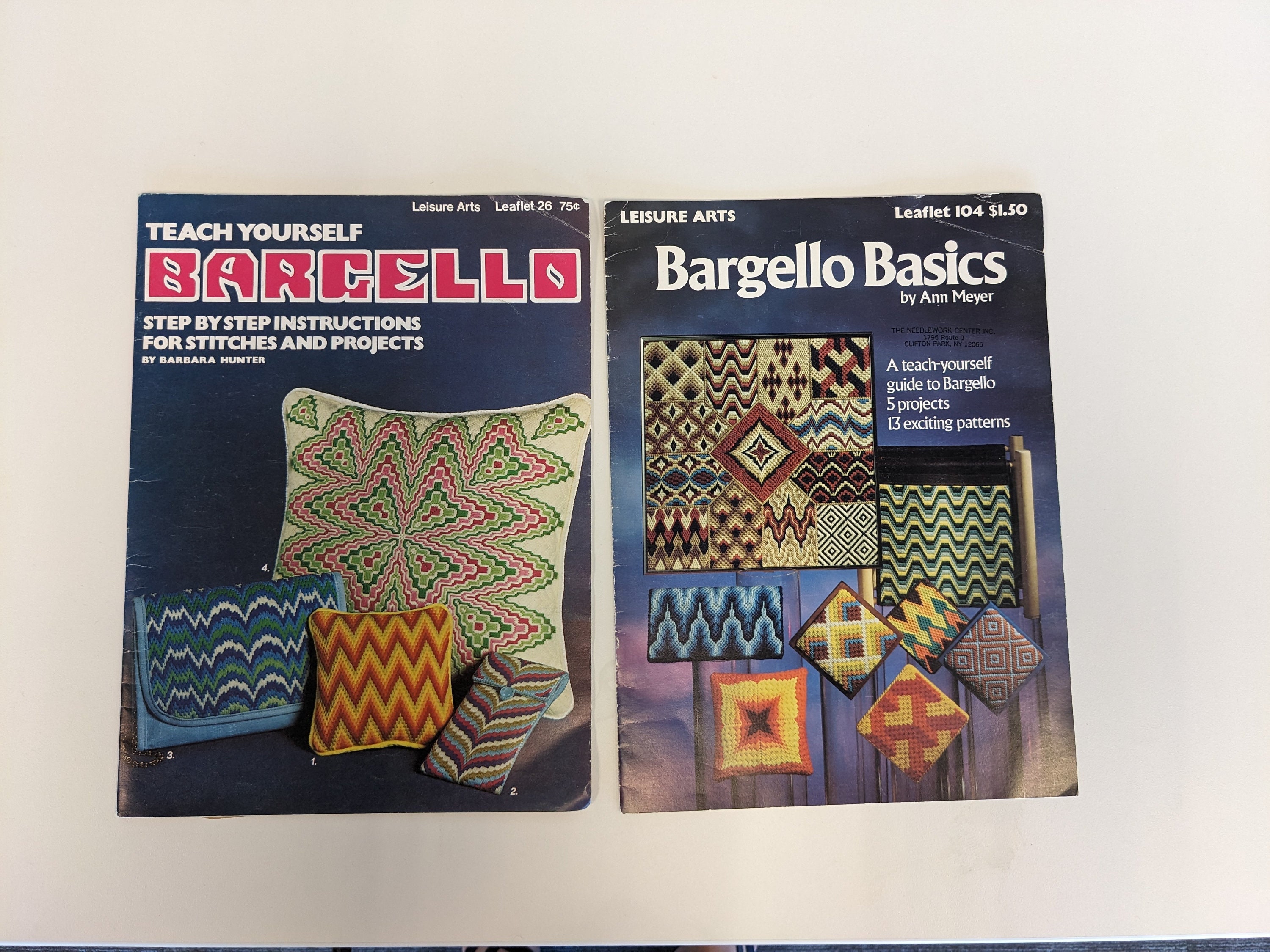 Two 1970s Bargello Basics How to Booklets. Stitching Designs and Project Ideas Popular in the ...