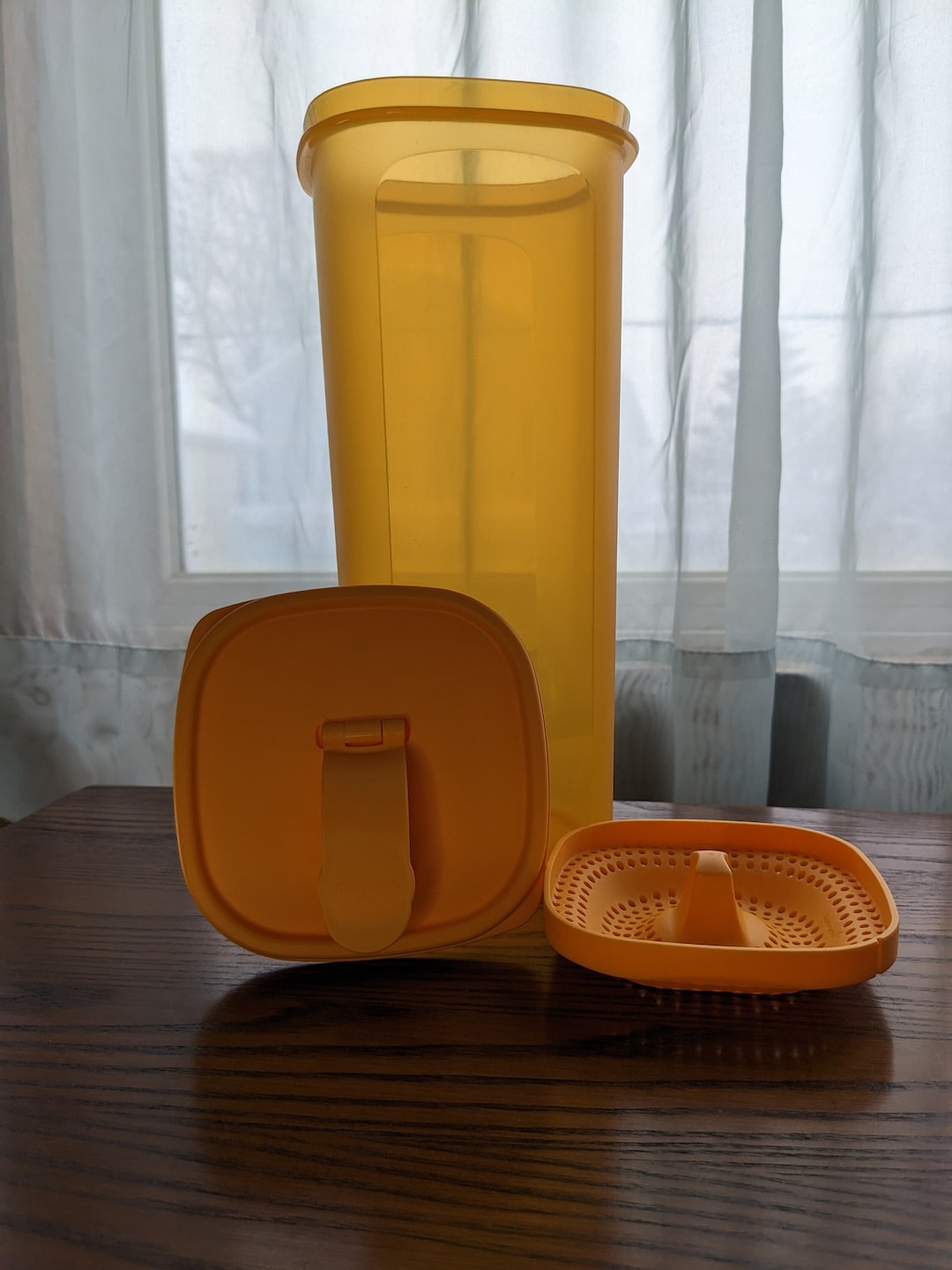 Vintage Orange 2L Tupperware Pitcher With Strainer and Lid - Etsy