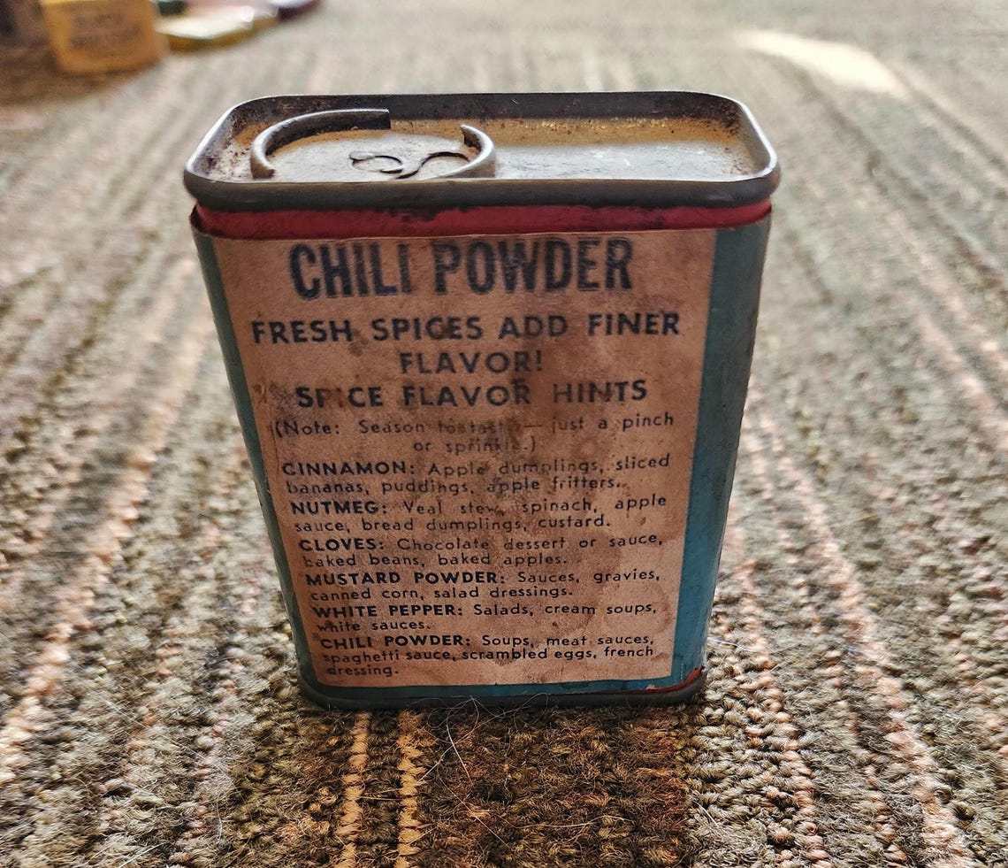 Sunshine Brand Spice Tin , Springfield Wholesale Grocer Springfield, Mo ...