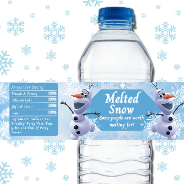 Frozen Labels - Etsy