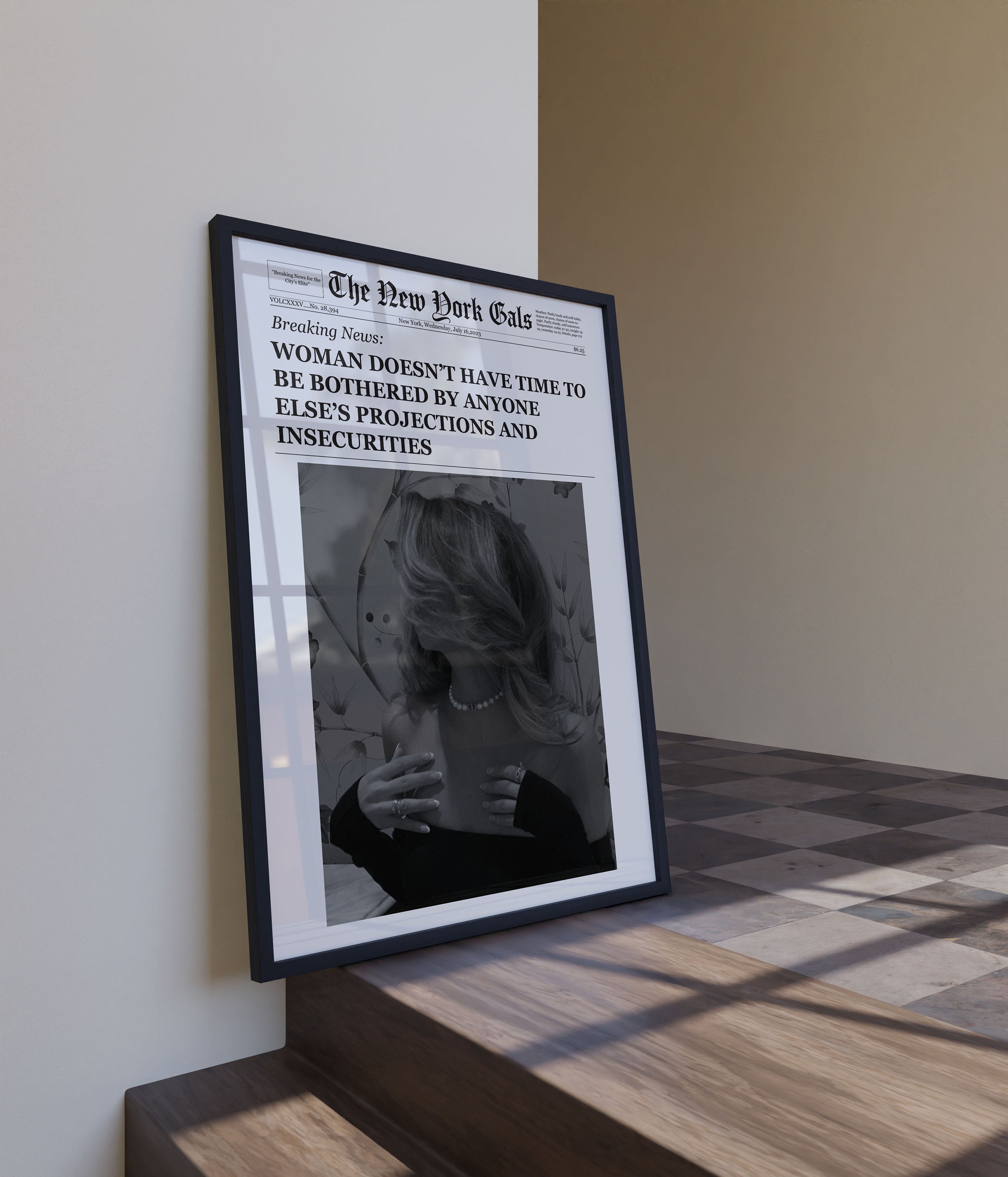Trendy Wall Art, New York Times Print, Newspaper Print, Bar Cart Wall ... Trendy Wall Art, New York Times Print, Newspaper Print, Bar Cart Wall ...