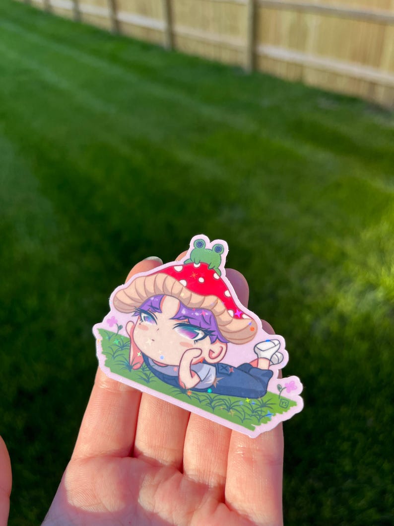 Love and Deepspace 2 Inch Mushroom Frog Stickers, Sylus, Rafayel ...