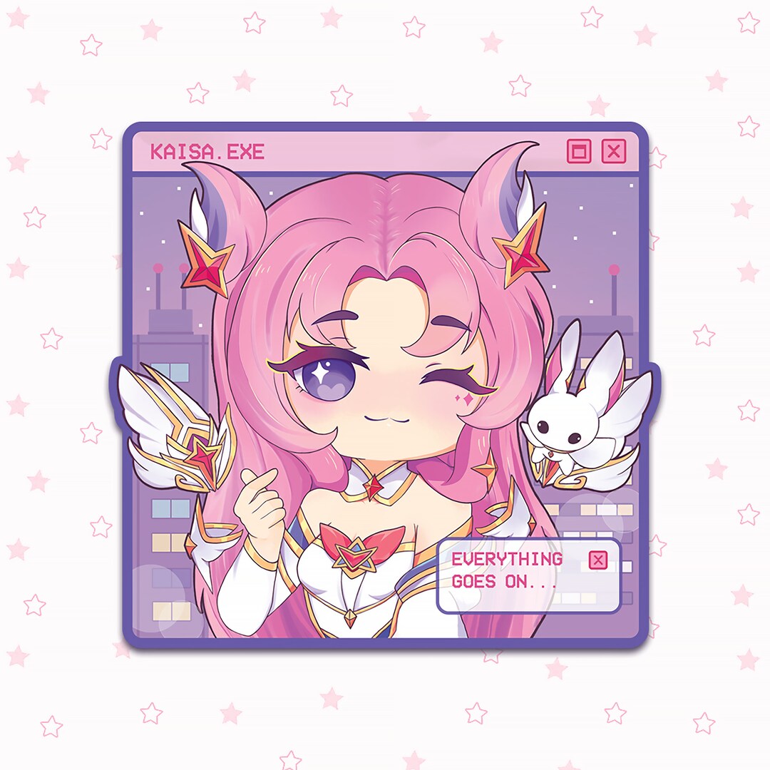 Star Guardian Kai'sa Sticker League of Legends Champion TFT Kaisa Lol ...