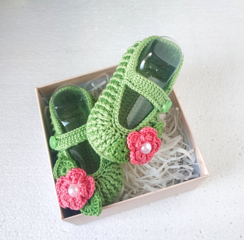 CROCHET Baby Mary Janes PATTERN Crochet Baby Girl Shoes - Etsy