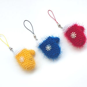 MITTENS CROCHET PATTERN - Easy Free Tutorial Christmas Decorations and ...