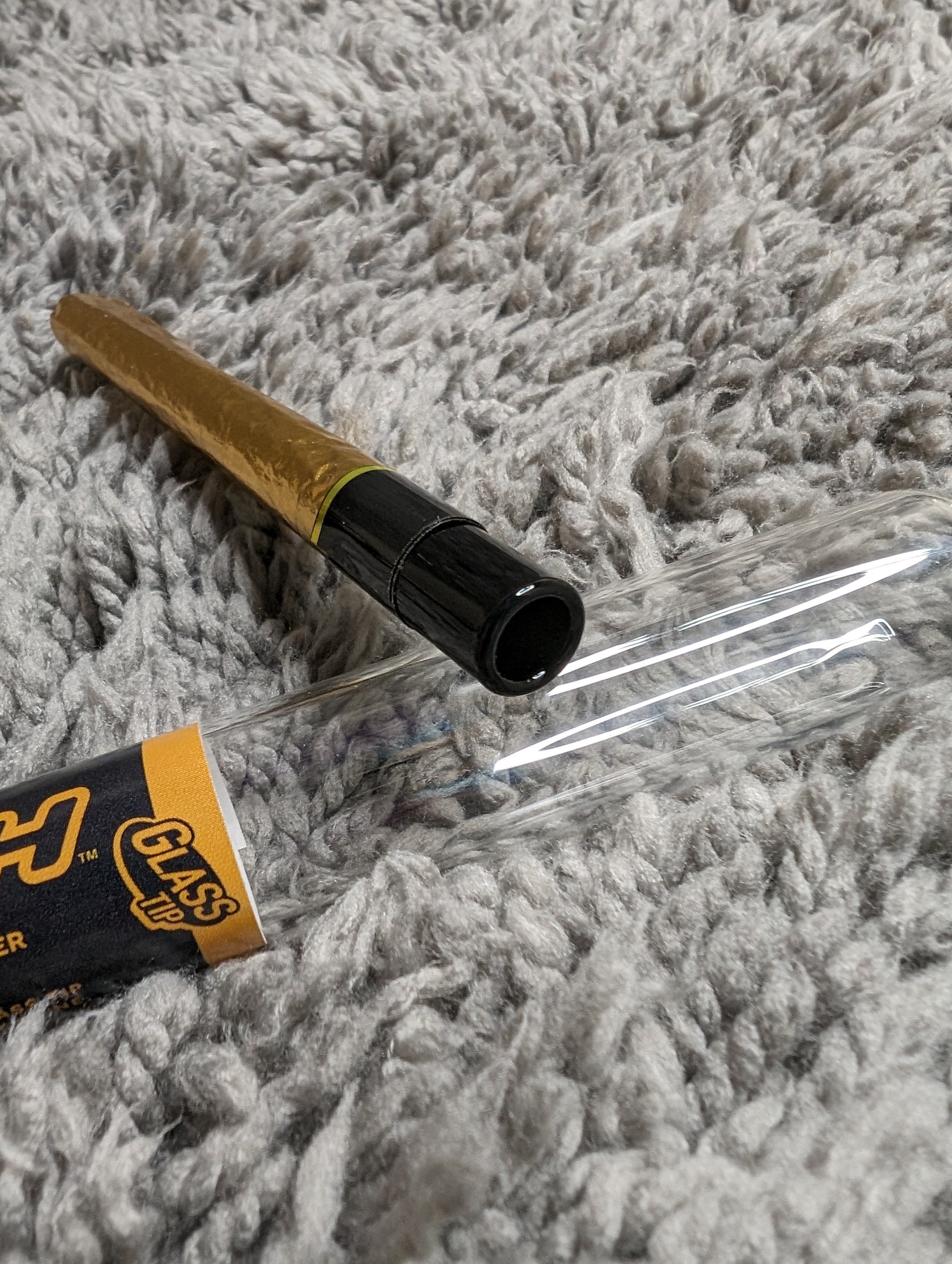 24k Gold Kush Pre-rolled Cone With Glass Tip - Etsy