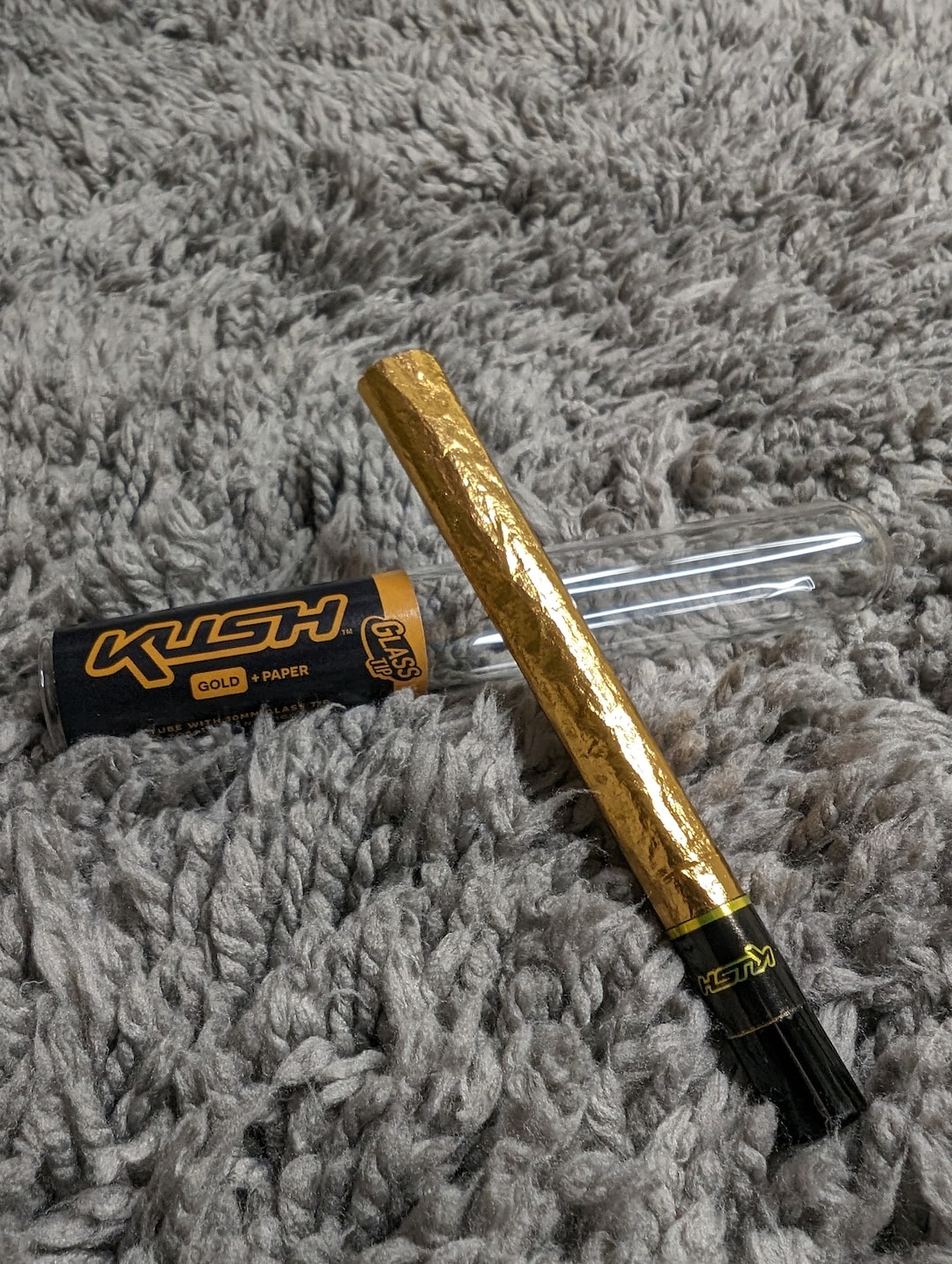 24k Gold Kush Pre-rolled Cone With Glass Tip - Etsy