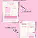 Digital Planner, Pink Undated Digital Planner, Pink Digital Planner ...