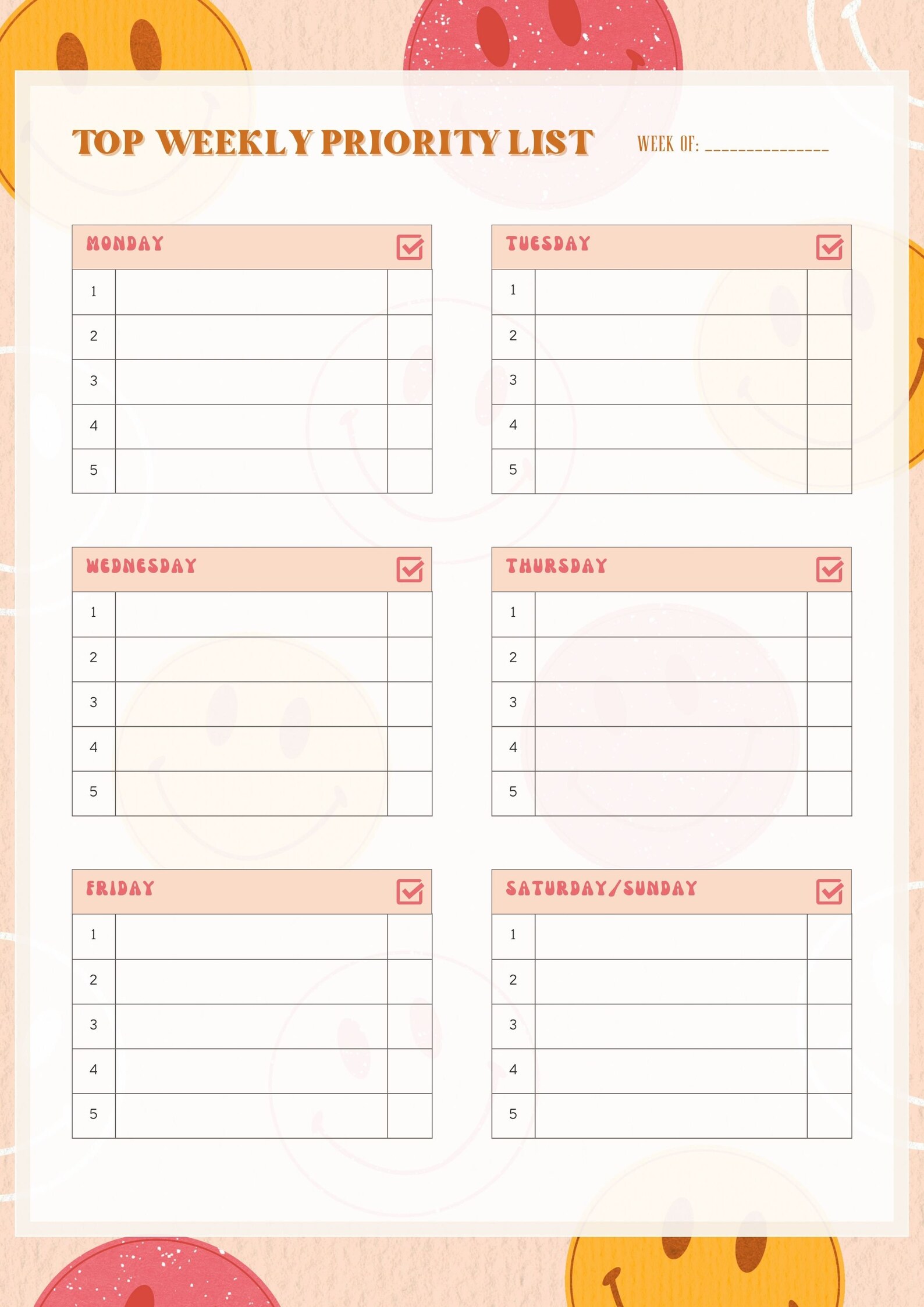 To Do List, Retro Digital to Do List, Digital to Do List, Weekly ...