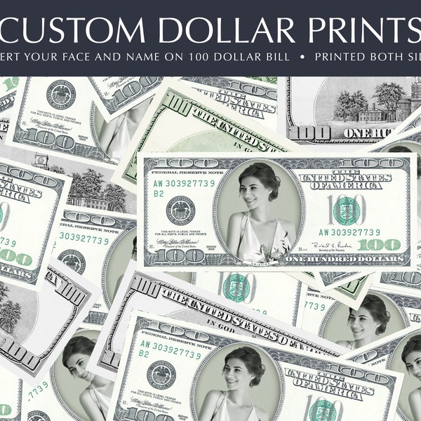 Personalized Dollar Bill - Etsy
