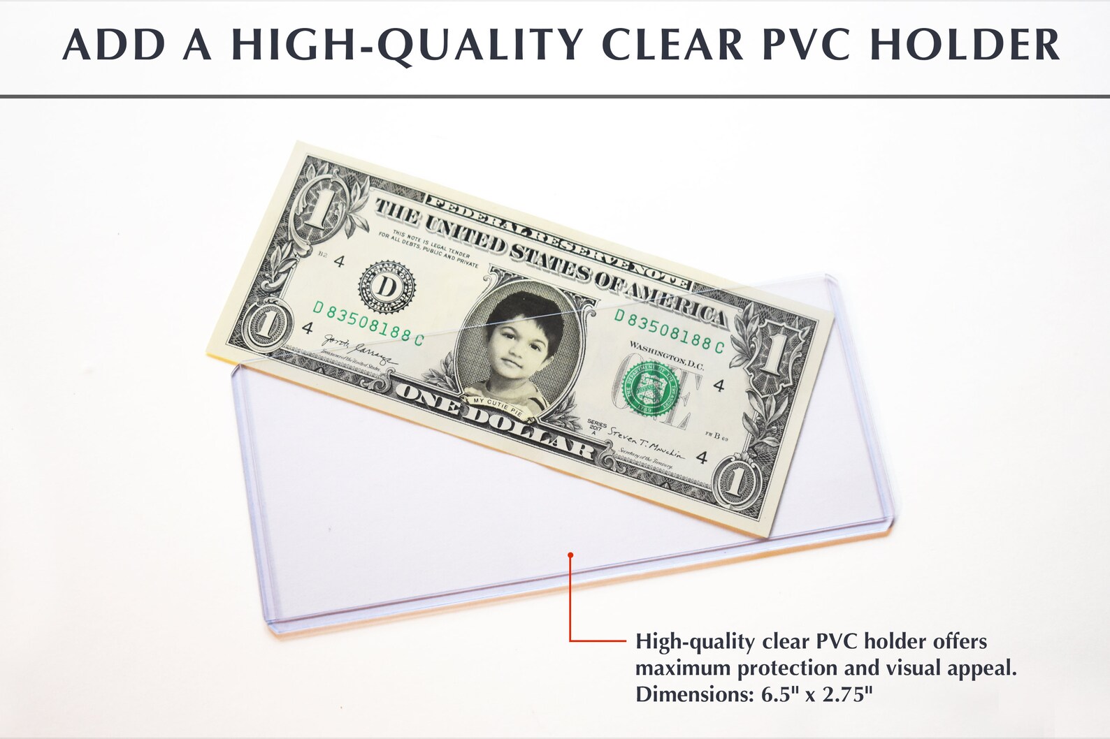 Personalized Collectable 1 Dollar Bill, Your Picture on Dollars Bill ...