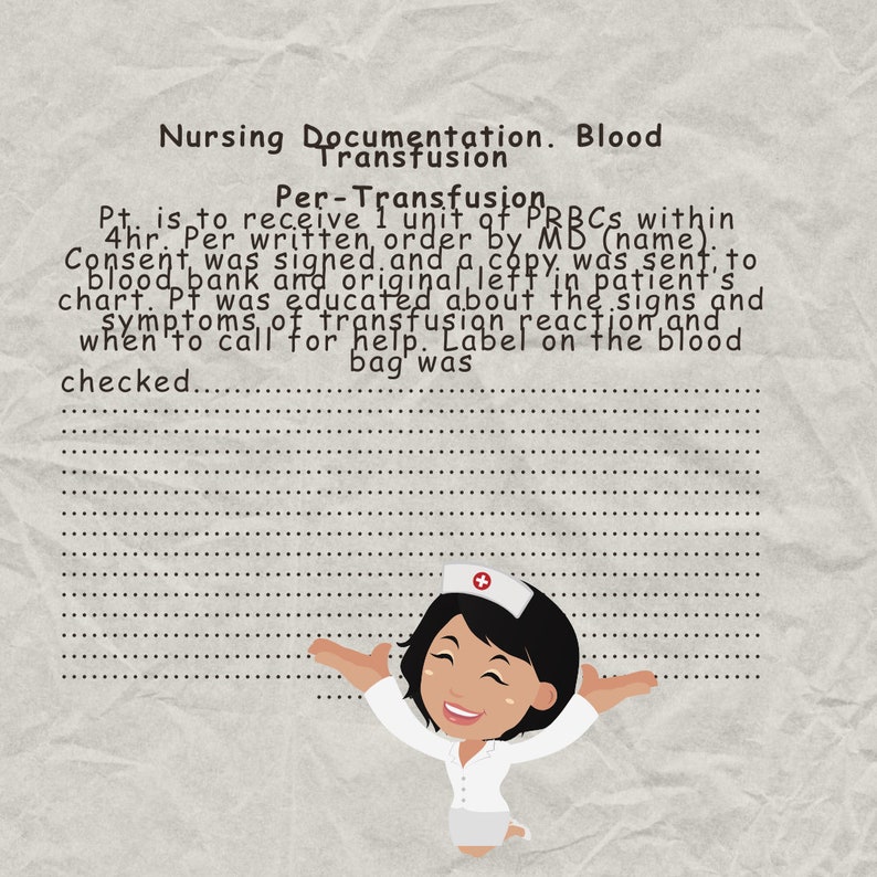 Nursing Documentation Nursing Charting Nursing Process - Etsy