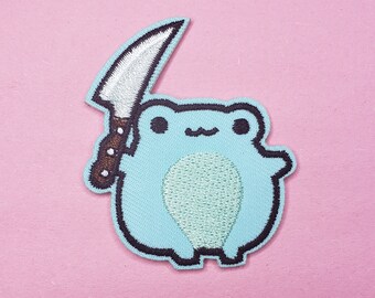 Wizard Frog Iron on Patch Patches Frog Patches Iron on - Etsy