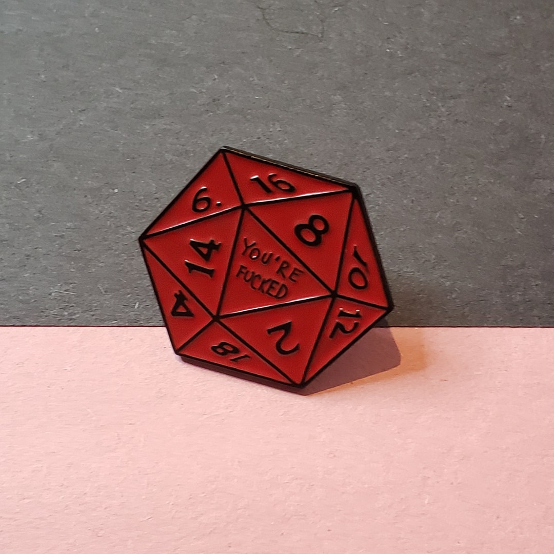 DND Pin Dungeon and Dragons Enamel Pin DND Enamel Pin - Etsy