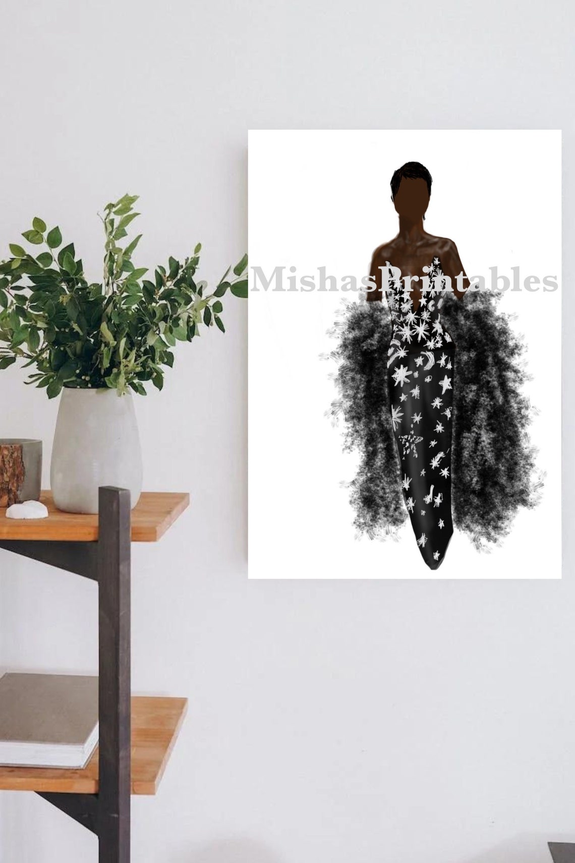 Met Gala Fashion Illustration Wall Art Poster Printable - Etsy