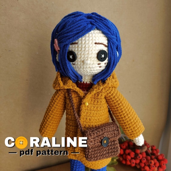 Crochet Coraline Coraline Doll Coraline Pattern Crochet - Etsy