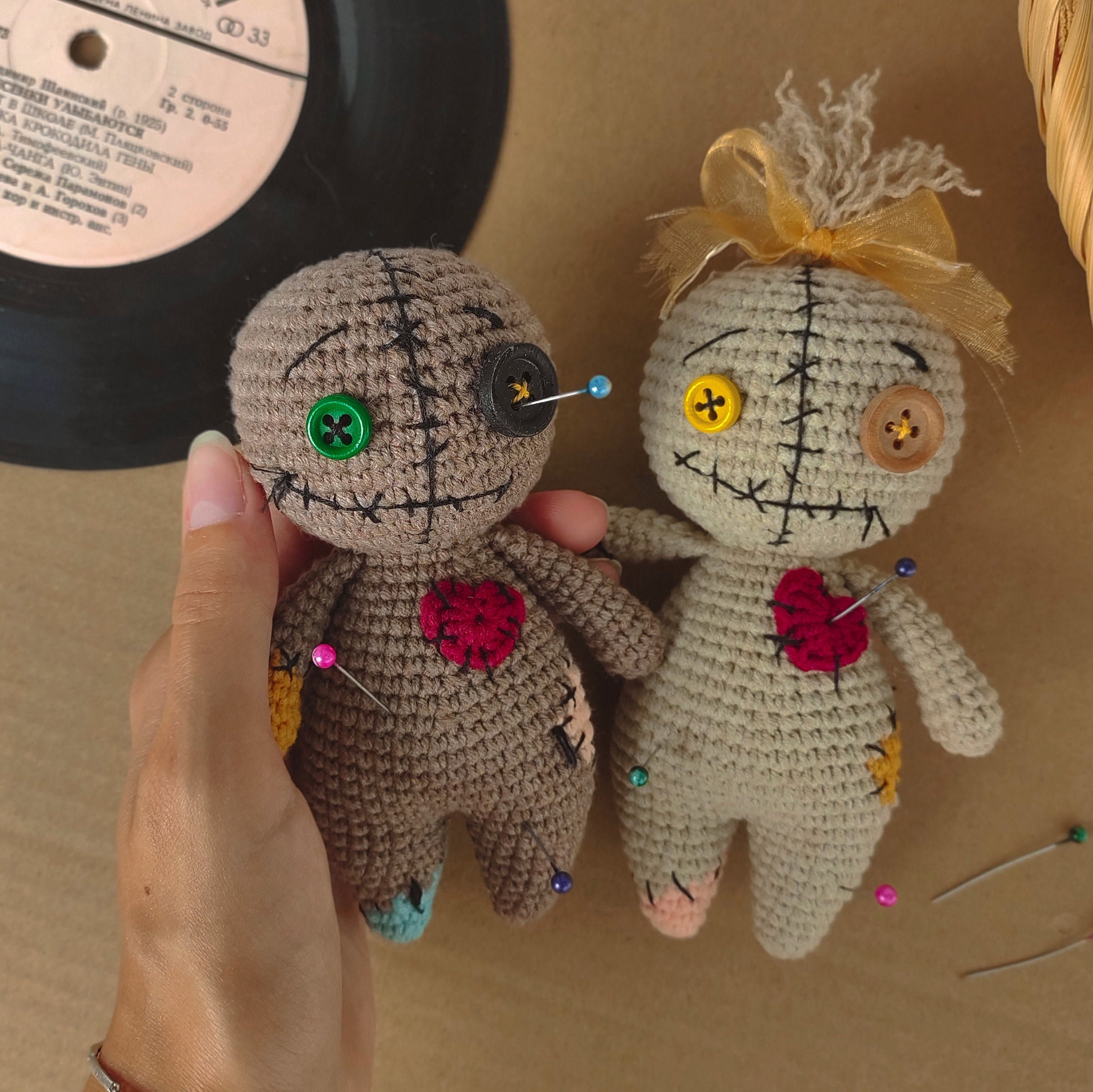 Voodoo Doll Crochet Pattern Amigurumi Halloween Crochet - Etsy
