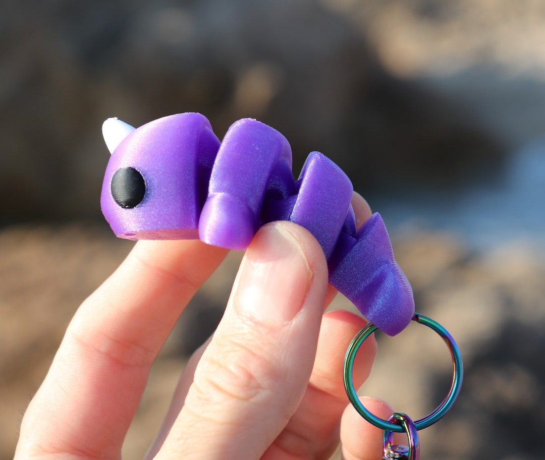 Narwal Keychain 3D Printed, Full Color Fun Gift Key Buddies Unique Item ...