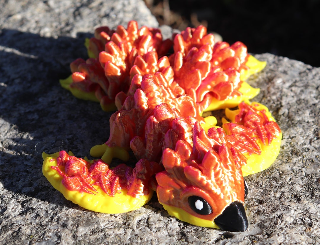 Baby Phoenix, Articulated Fidget Toy, Hand Made, Customizable - Etsy