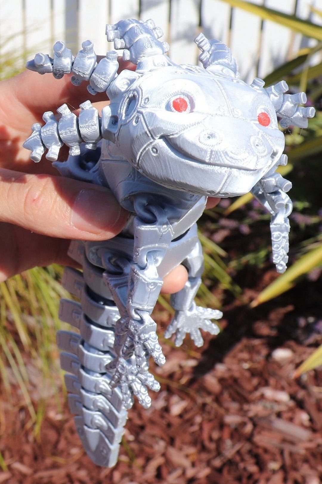 Robo Axolotl, Articulated Fidget Toy, Customizable Colors, Adorable ...