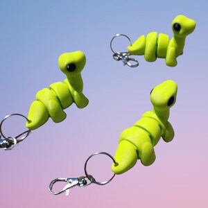 Brontosaurus Cutie Keychain 3D Printed, Full Color Fun Gift Key Buddies ...