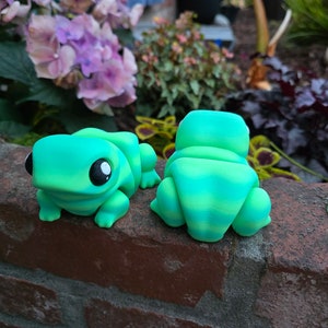 Adorage Articulated Frog Toy, 3D Printed, Cute, Great Gift Idea, Unique ...