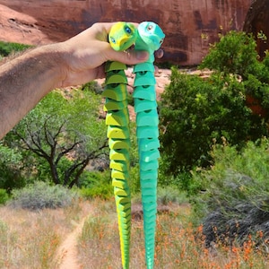 Hognose Snake Toy, Hand Made, Amazing Color Options, Articulated Fidget ...