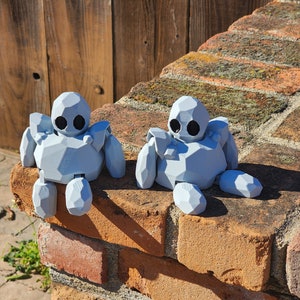 3D Printed Rock Golem, Articulated Fidget Toy, Gift, Customizable - Etsy