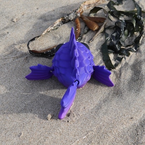 Deep Sea Fish Toy, Articulated, 3D Printed, Fidget Toy, Great Gift ...