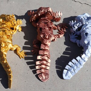 Robo Axolotl, Articulated Fidget Toy, Customizable Colors, Adorable ...