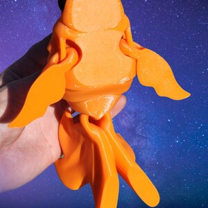 3D Printed Gold Fish, Articulated Fidget Toy, Gift, Customizable - Etsy