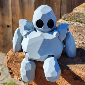 3D Printed Rock Golem, Articulated Fidget Toy, Gift, Customizable - Etsy