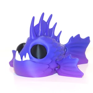 Deep Sea Fish Toy, Articulated, 3D Printed, Fidget Toy, Great Gift ...