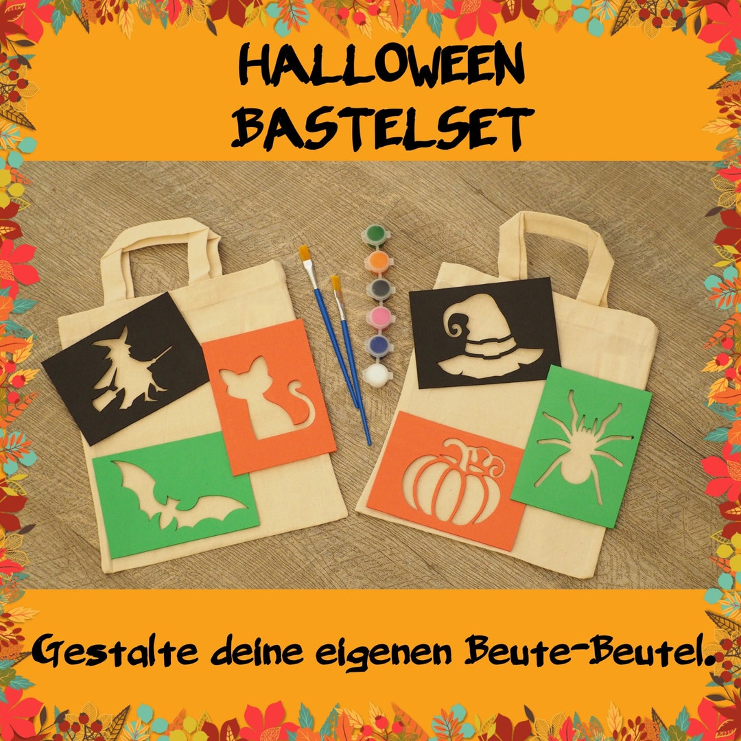 Halloween Craft Kit - Make Your Own Fabric Bag - Etsy