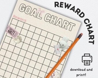 Reward Chart, Kids, Teen, Teenager, Chart, Goals, Printable, Daily ...