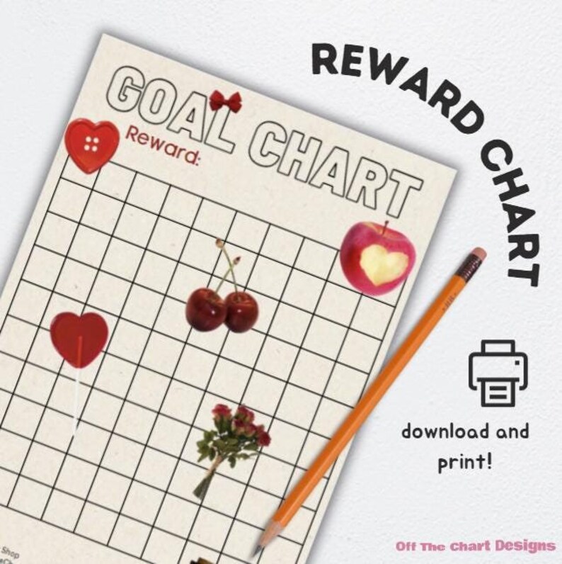 Reward Chart, Kids, Teen, Teenager, Chart, Goals, Printable, Daily ...