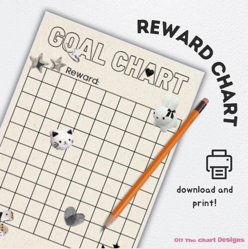 Reward Chart, Kids, Teen, Teenager, Chart, Goals, Printable, Daily ...