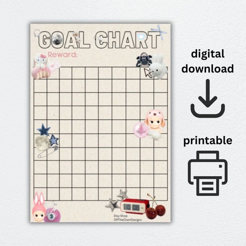 Reward Chart, Kids, Teen, Teenager, Chart, Goals, Printable, Daily ...