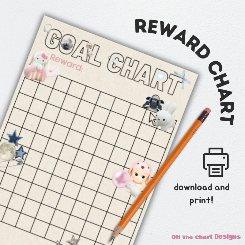 Reward Chart, Kids, Teen, Teenager, Chart, Goals, Printable, Daily ...