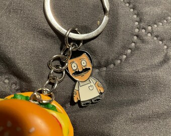 Bob’s Burger Keychain - Etsy