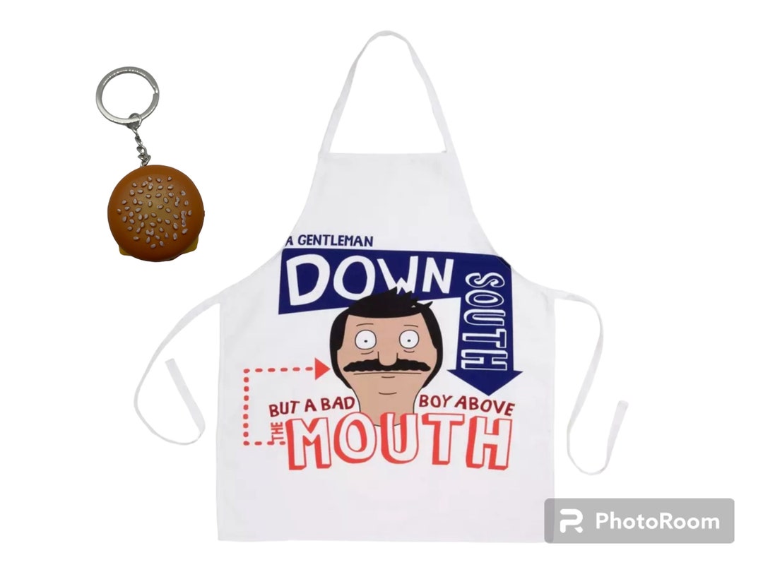 Bobs Burgers Cooking Apron With Burger Keychain - Etsy