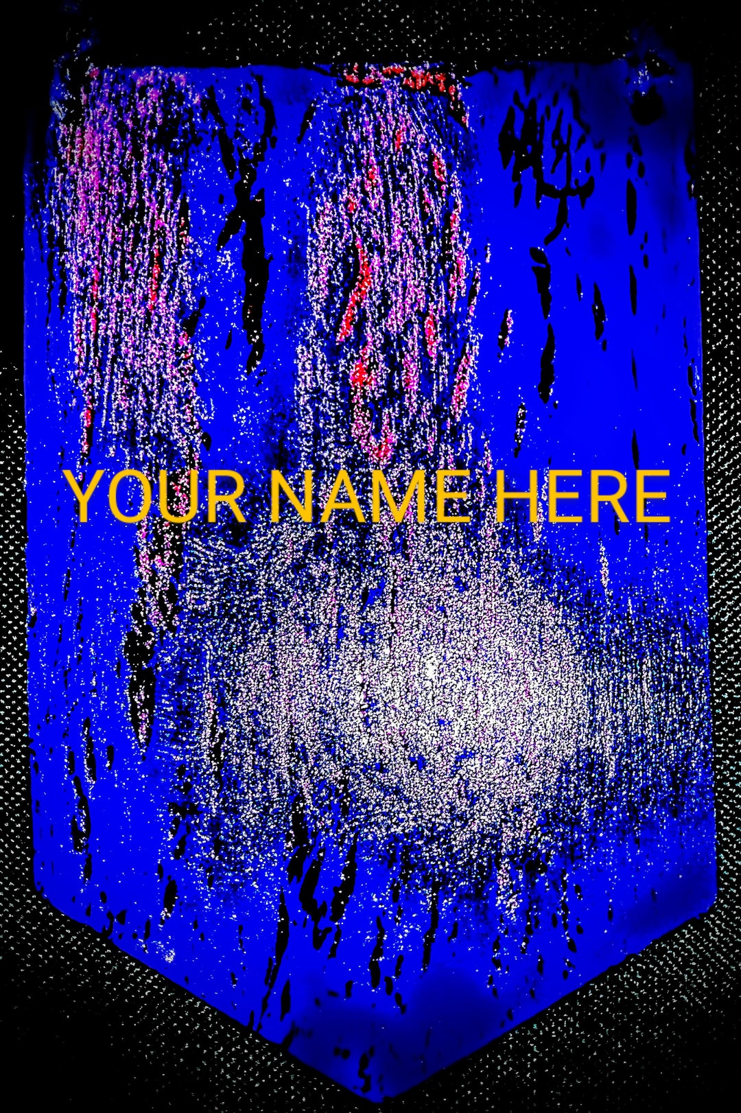 Your Name Here Sign! (blue/red/black Banner Sign) - Etsy